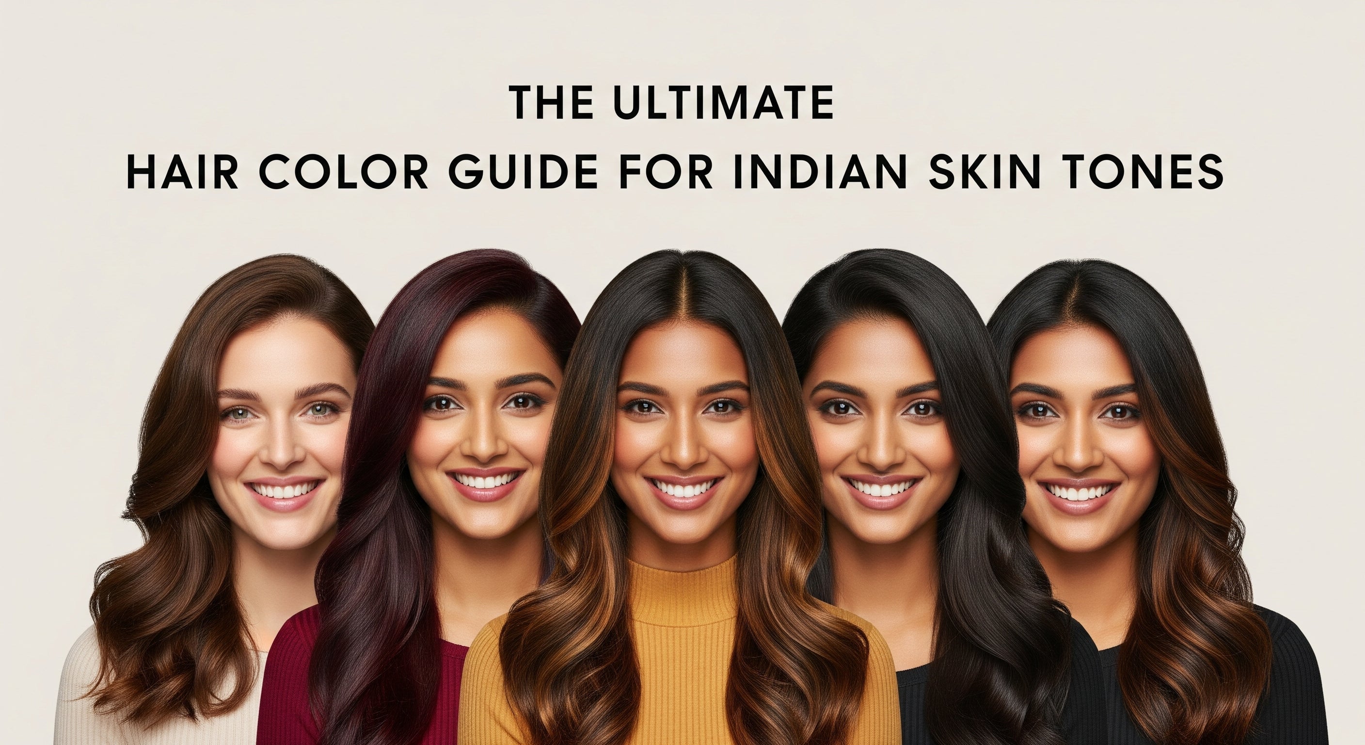 The Ultimate Hair Color Guide for Indian Skin Tones – HairJoyShop