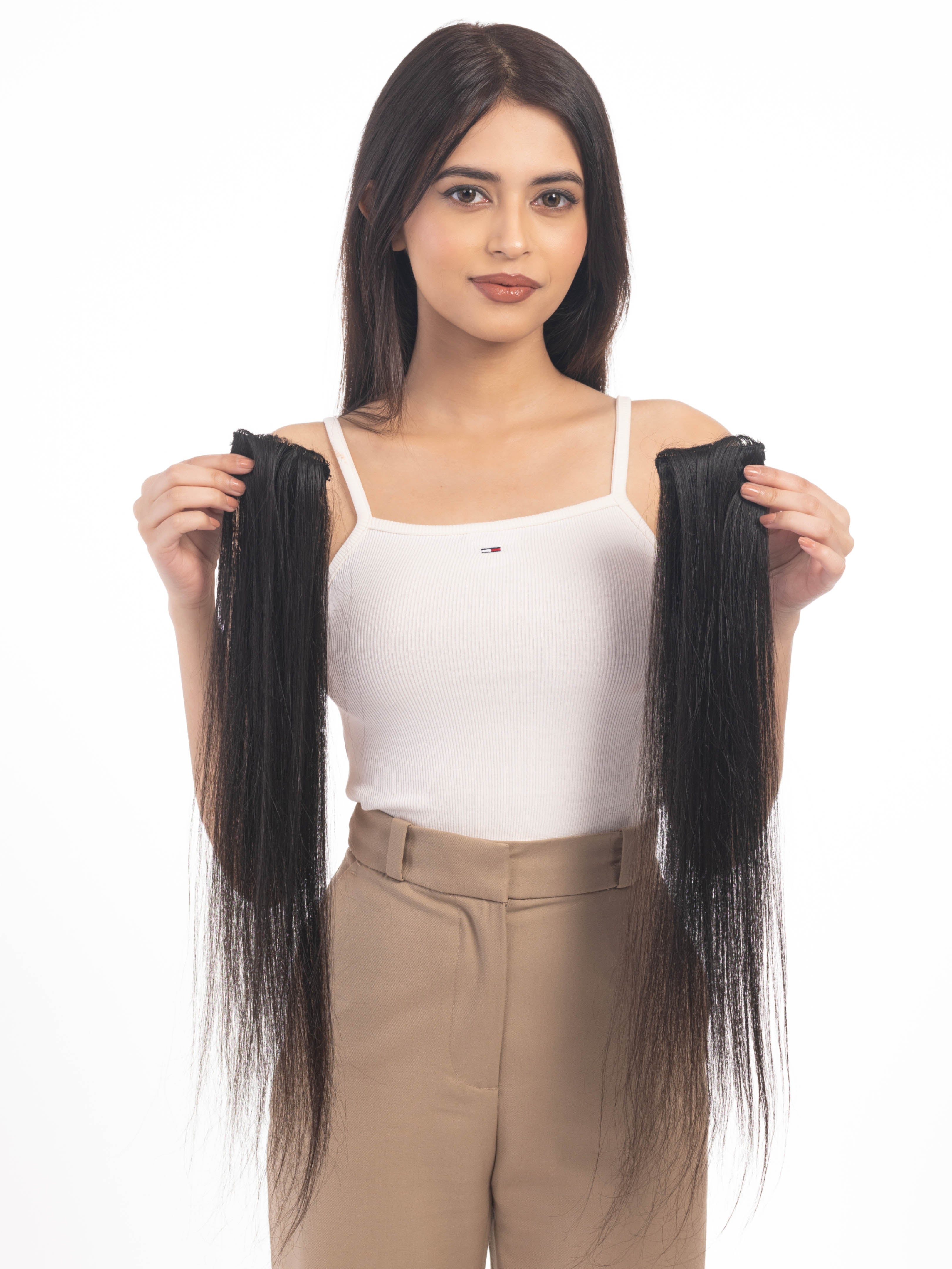 Buy Coloured/Colourful Hair Extensions Online at Best Prices - HairJoyShop