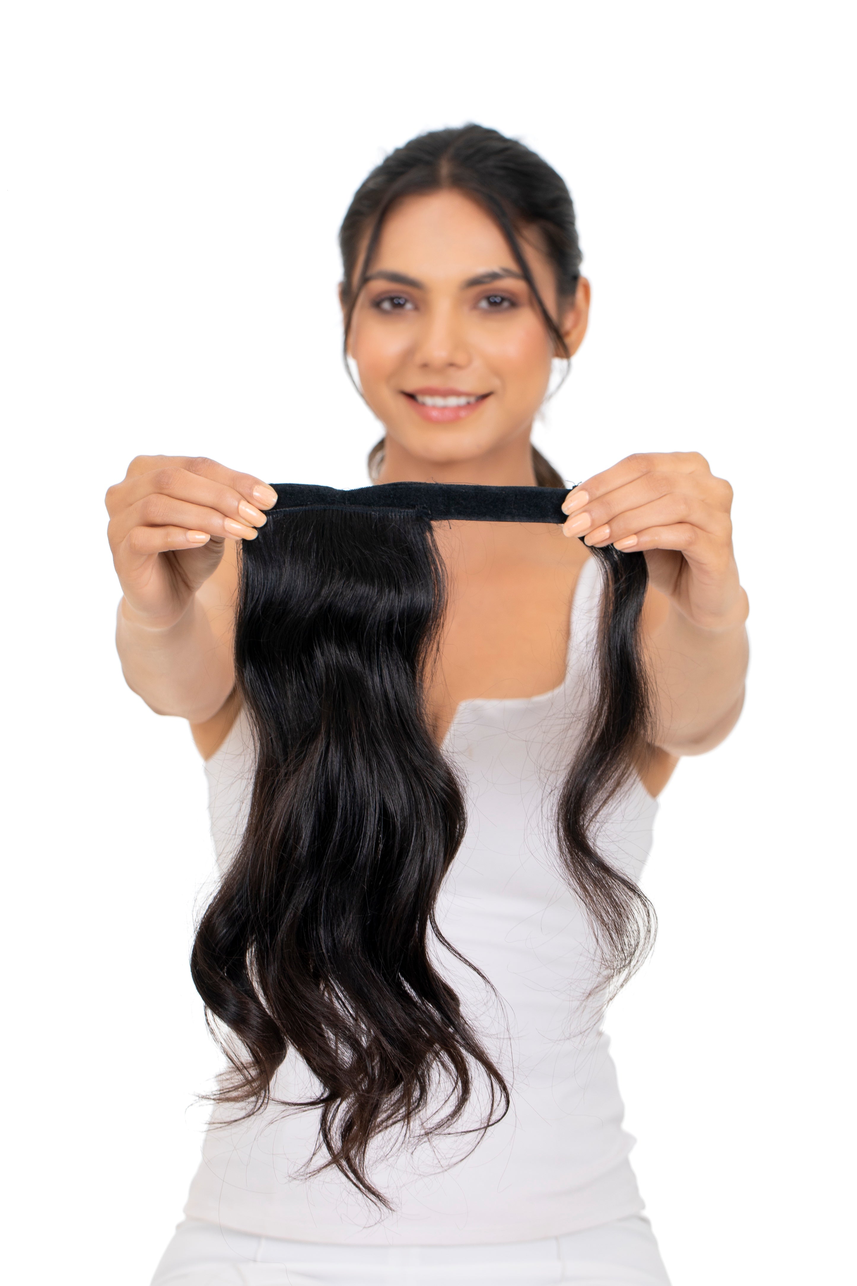 Wrap Around Ponytail Extensions Jet Black – HairJoy