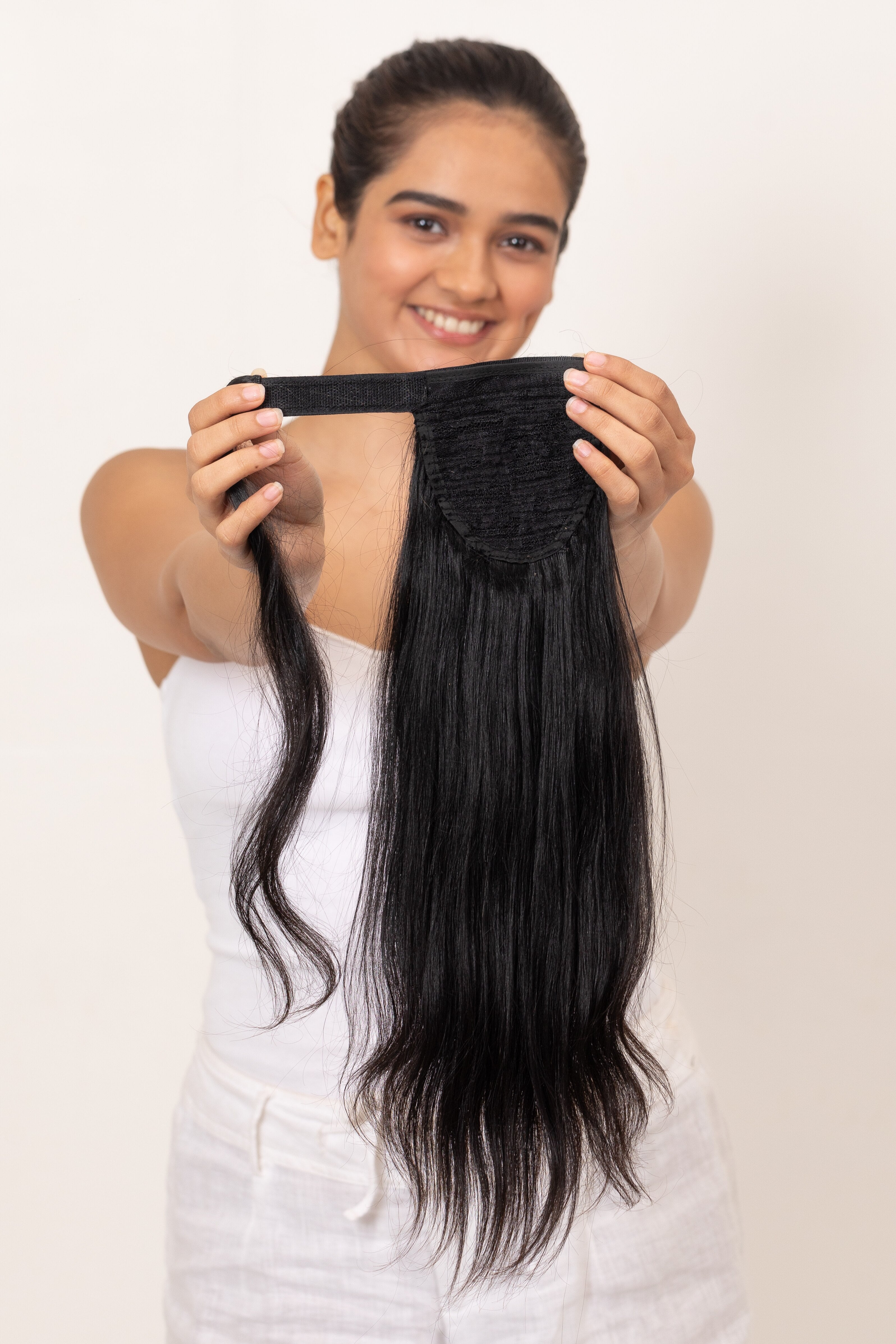 Wrap Around Ponytail Extensions Jet Black – HairJoy